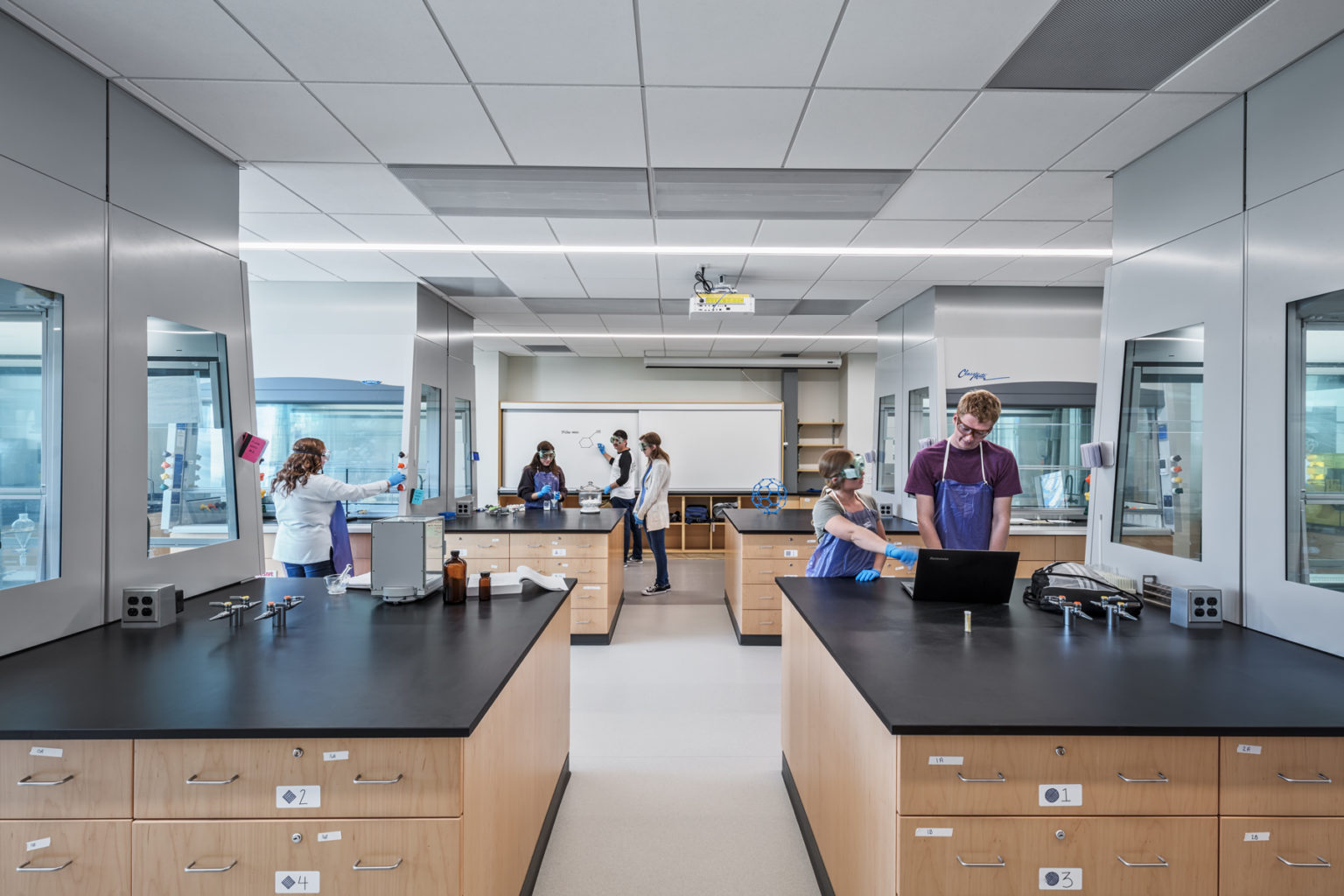 University Of Saint Francis Lab Interior Design Photography — Cory ...